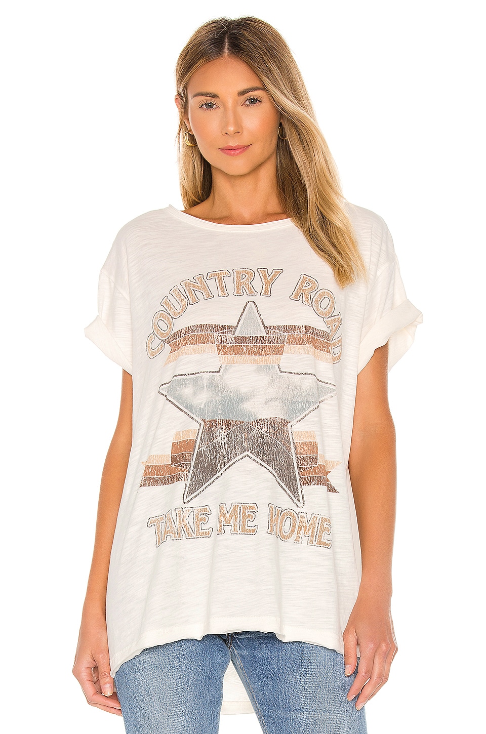 Show Me Your Mumu Cooper Tee in Cream | REVOLVE