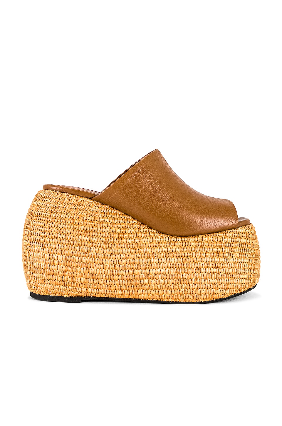 SIMONMILLER Bubble Wedge in Toffee & Natural | REVOLVE