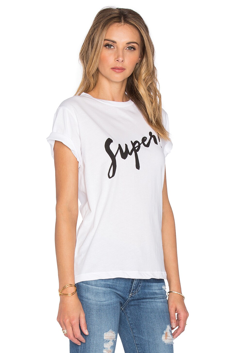 Sincerely Jules Super Tee in White | REVOLVE