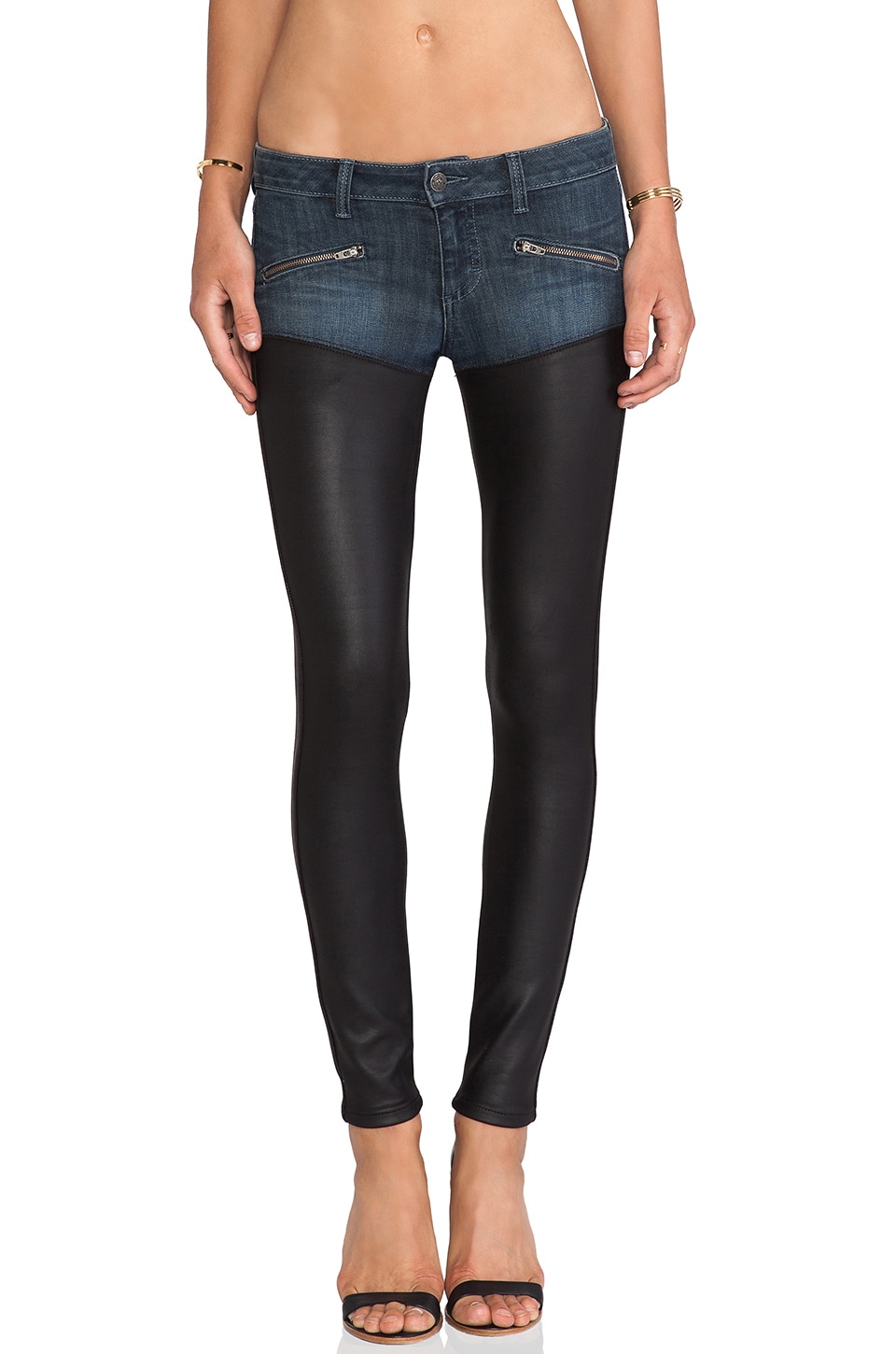 Siwy Colleen Skinny with Zips in Rique in Risque | REVOLVE