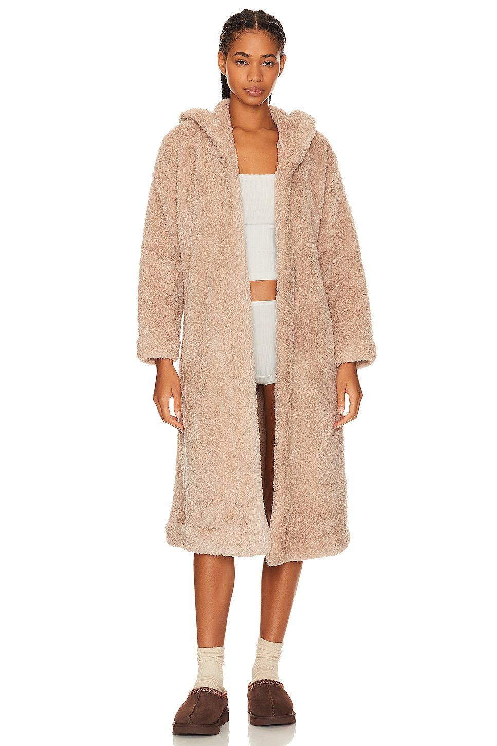 Skin Wyleen Robe in Nutmeg | REVOLVE