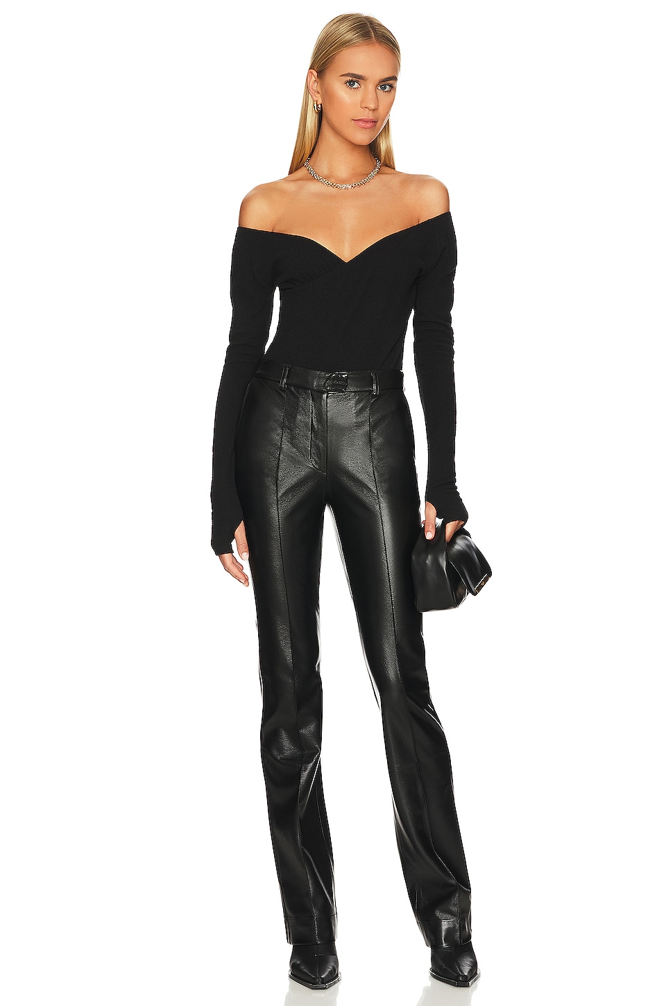 Skin Shania Bodysuit in Black | REVOLVE