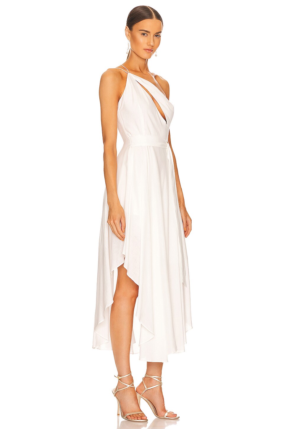 SAU LEE Morgan Dress in White | REVOLVE