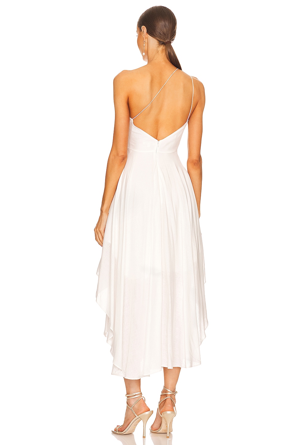 SAU LEE Morgan Dress in White | REVOLVE