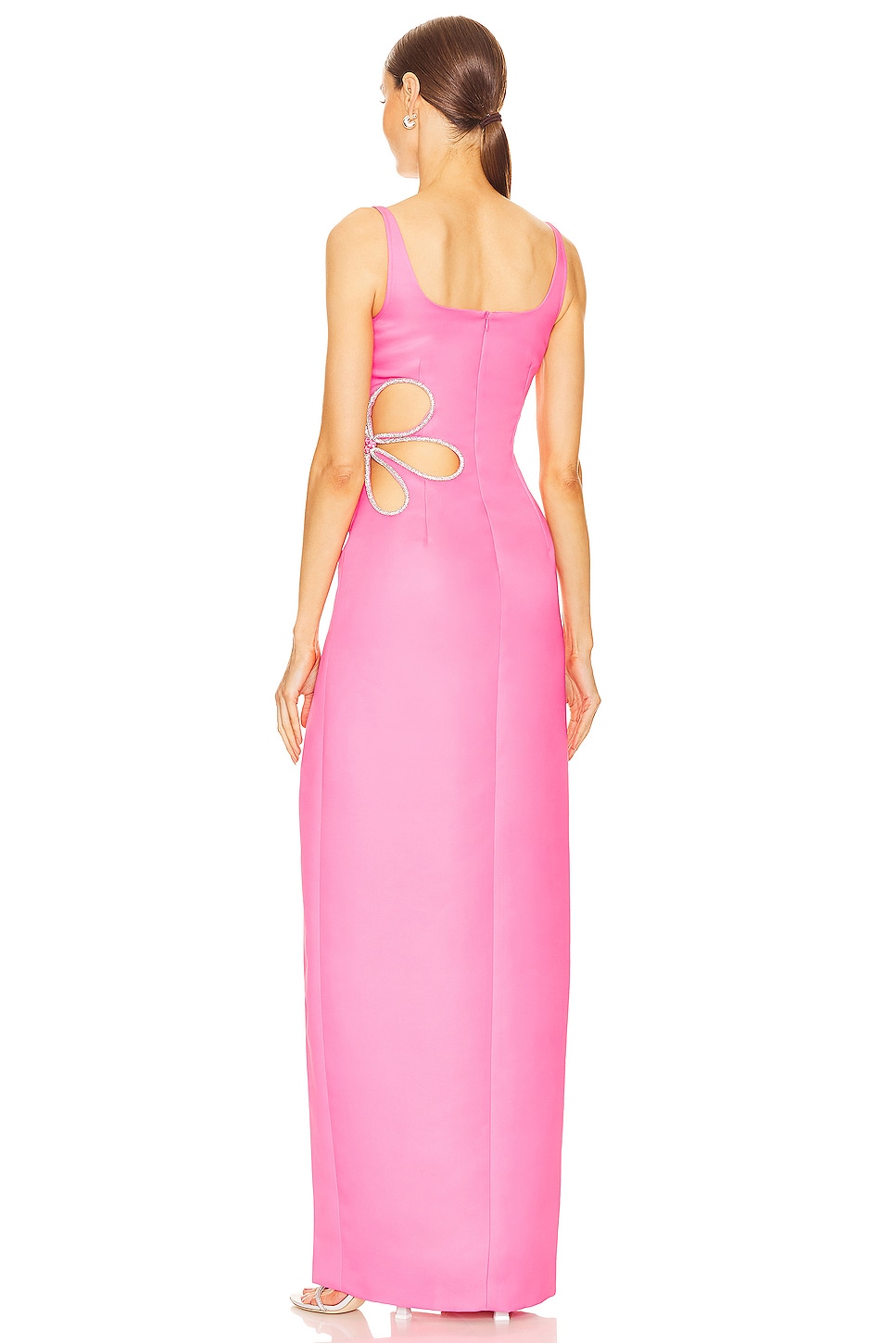 SAU LEE Bettina Dress in Flamingo Pink | REVOLVE