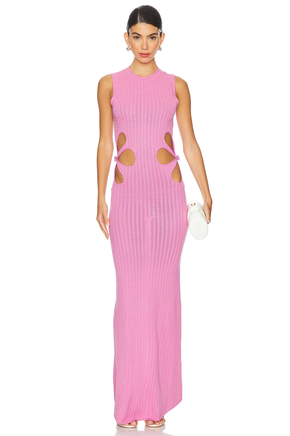 SAU LEE x REVOLVE Daria Knit Dress in Pink | REVOLVE