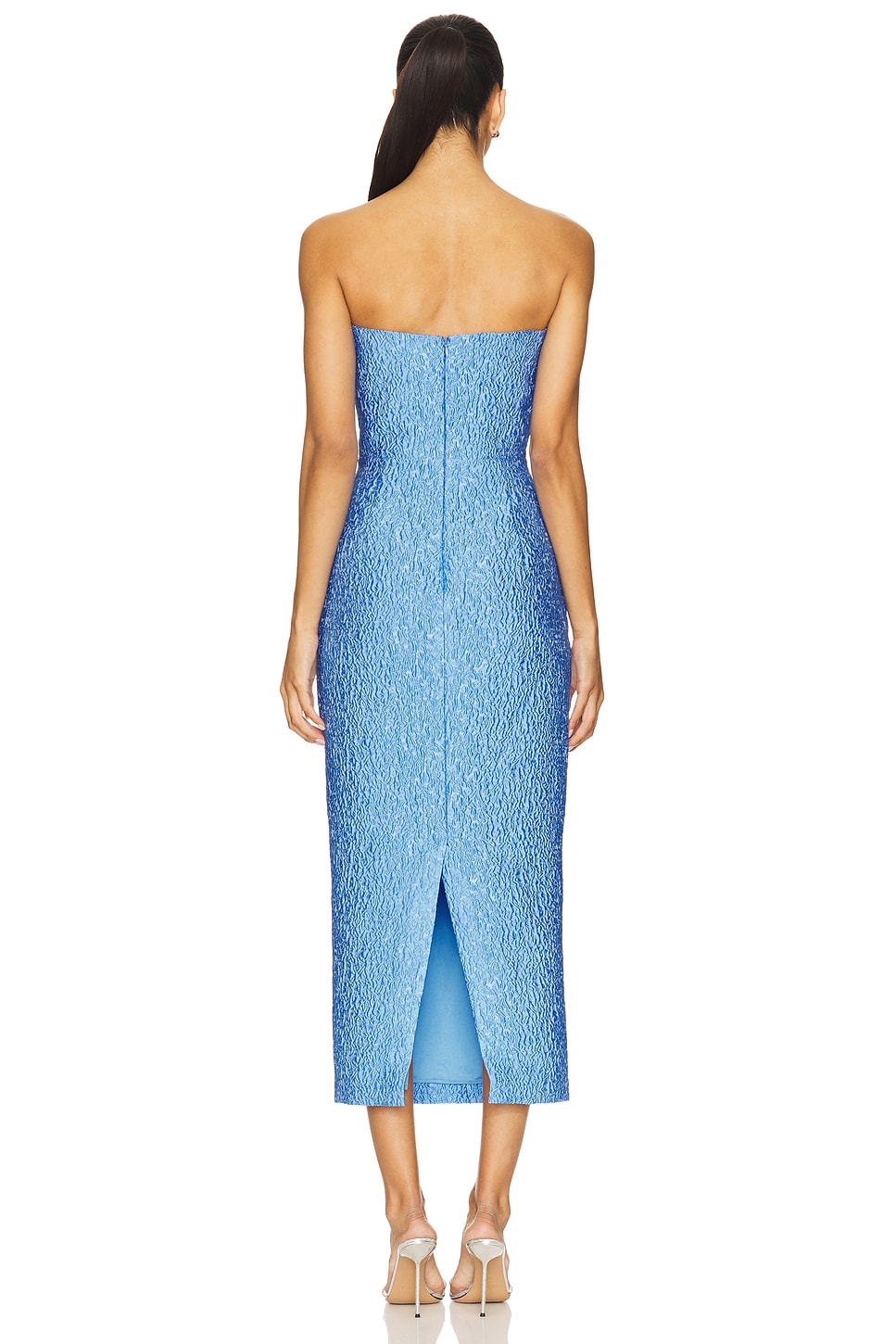 SAU LEE Jackie Dress in Azure Blue | REVOLVE