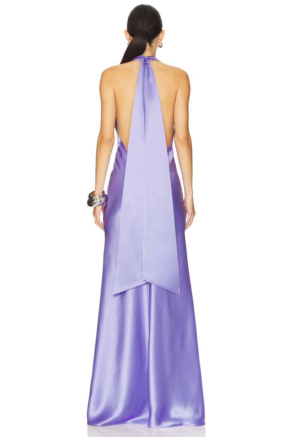SAU LEE Pearl Gown in Periwinkle | REVOLVE