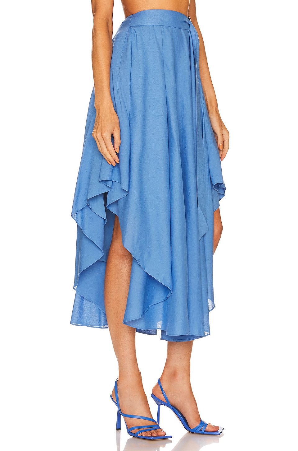 SAU LEE Morgan Skirt in Cornflower Blue | REVOLVE
