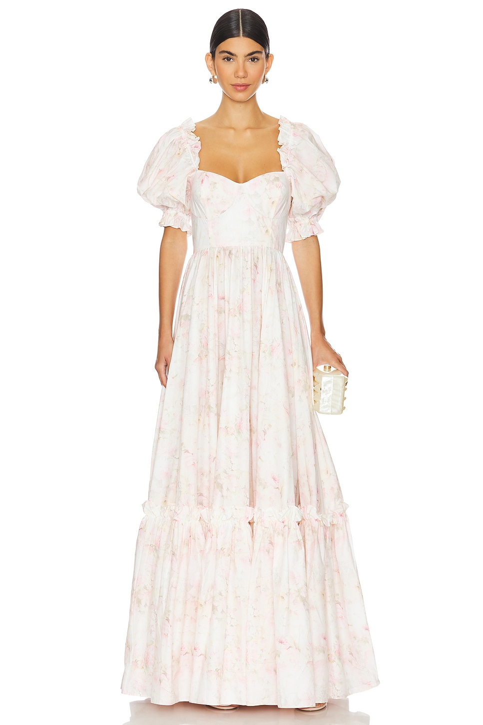 Selkie The Ritz Gown in Bleached Floral | REVOLVE