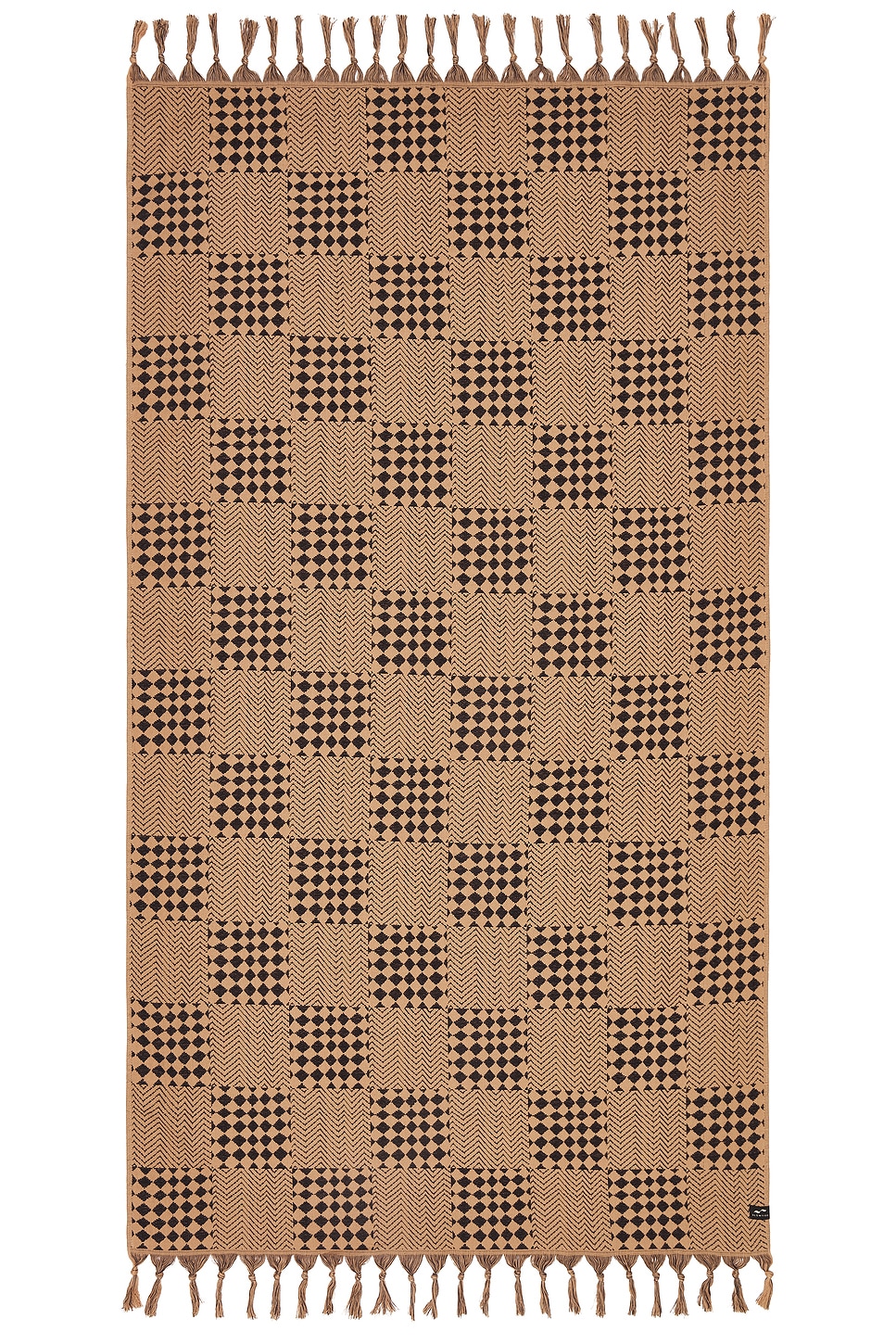 Slowtide Feb Fauta Turkish Towel in Black | REVOLVE