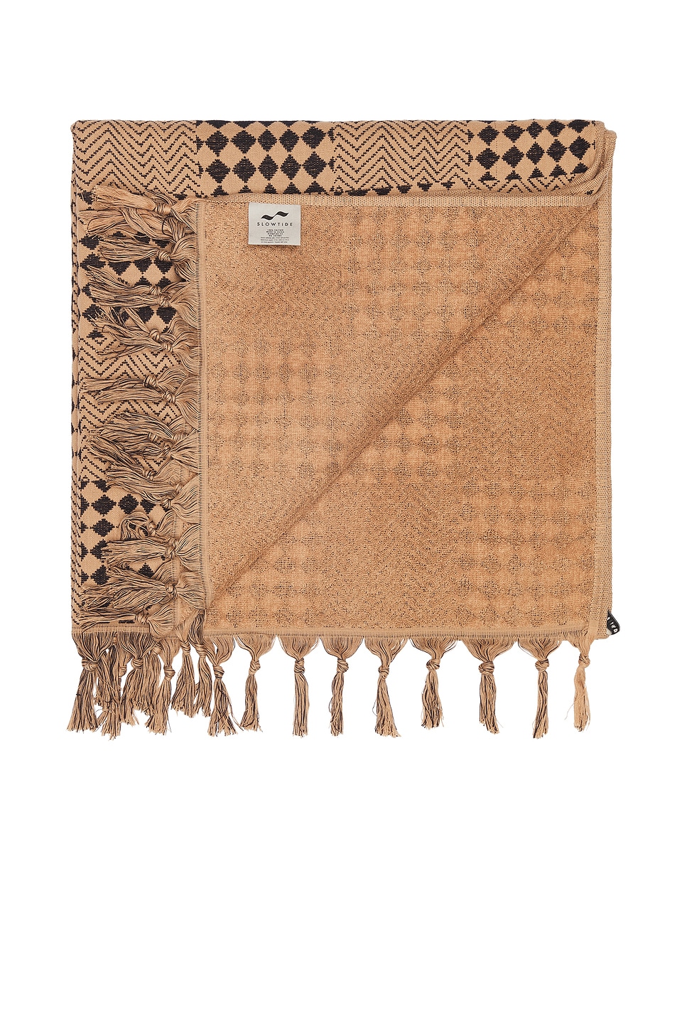 Slowtide Feb Fauta Turkish Towel in Black | REVOLVE