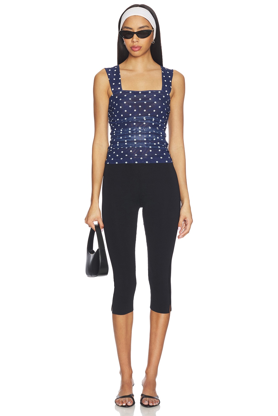 Steve Madden Rorry Knit Top in Sailor Blue | REVOLVE
