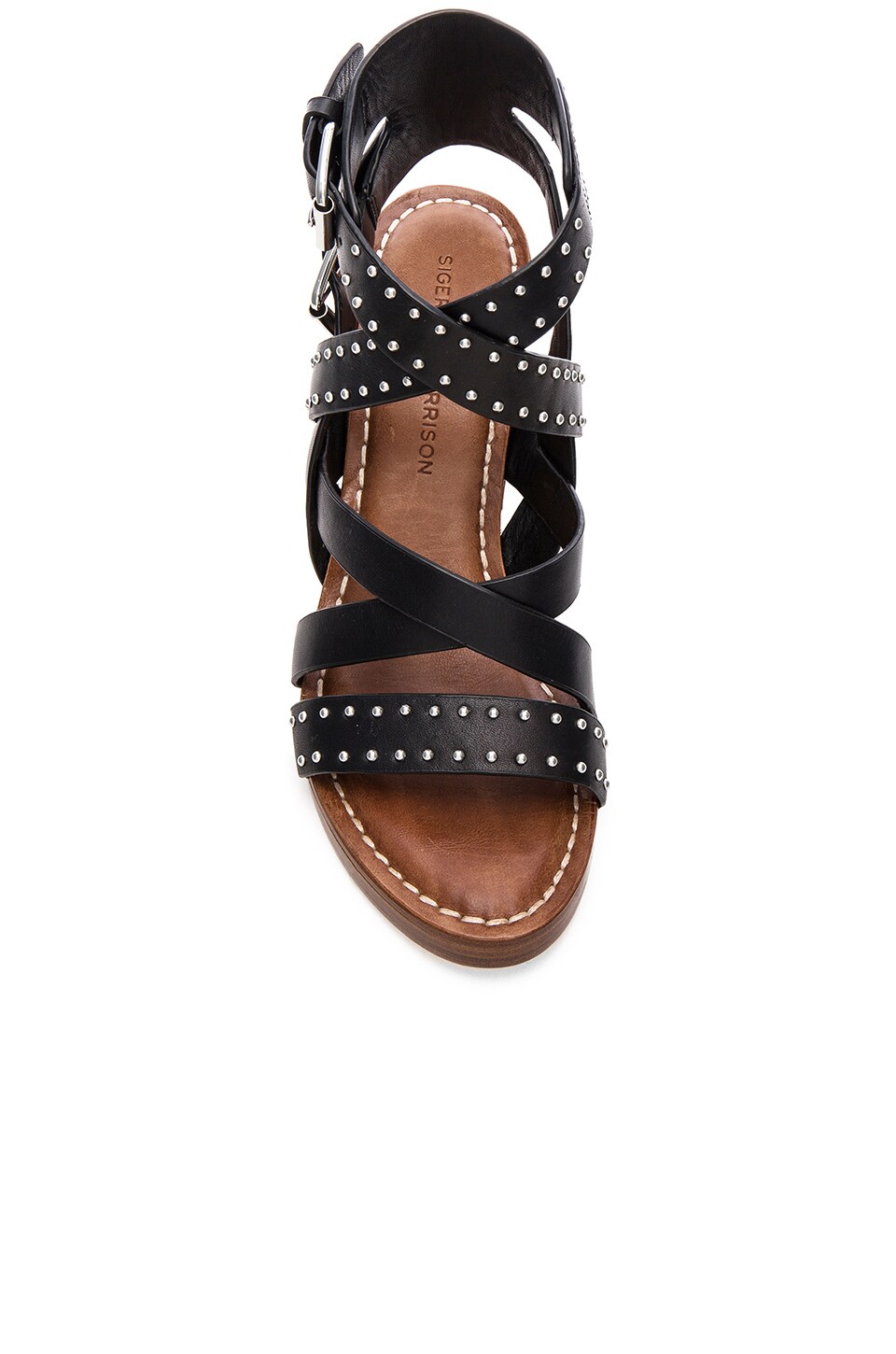 Sigerson Morrison Liz Sandal in Black | REVOLVE