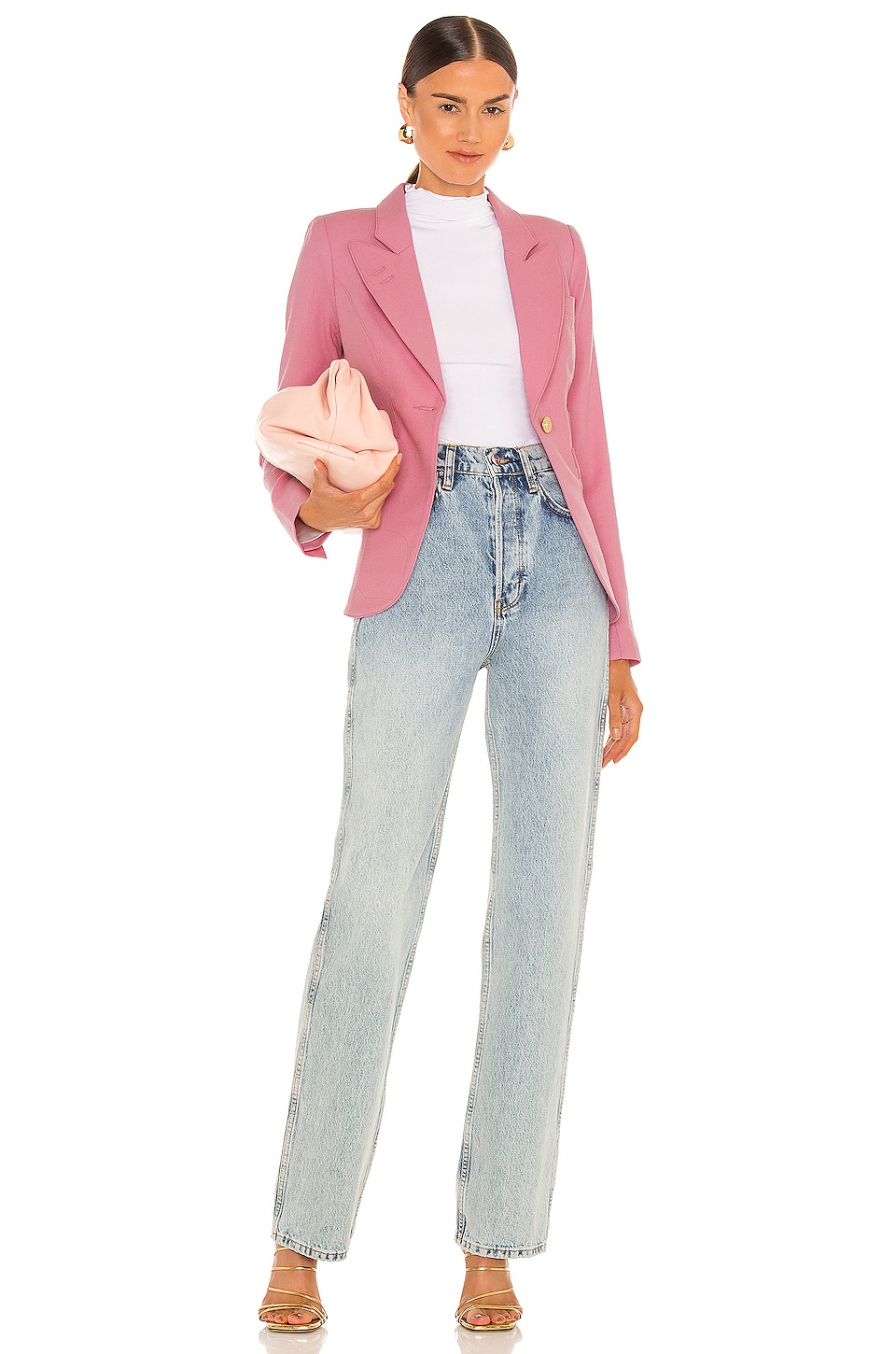 Smythe Classic Duchess Blazer in Rethink Pink | REVOLVE