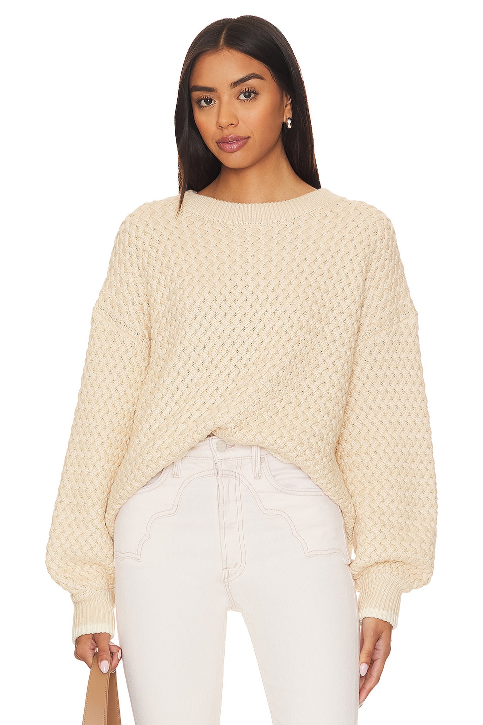 Sancia Marisol Sweater in Oatmeal | REVOLVE