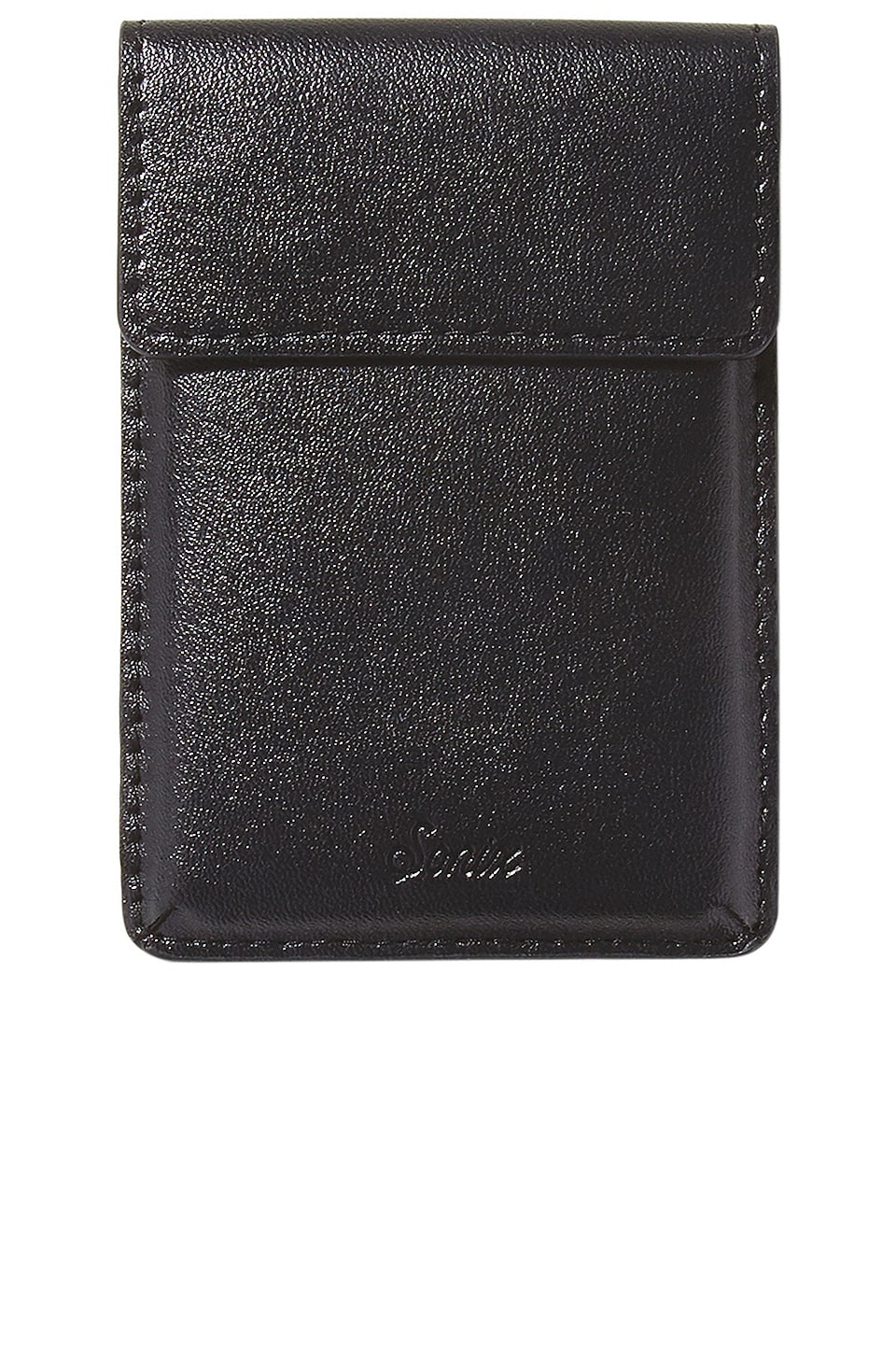 Sonix Faux Leather Phone Wallet Sticker in Black | REVOLVE