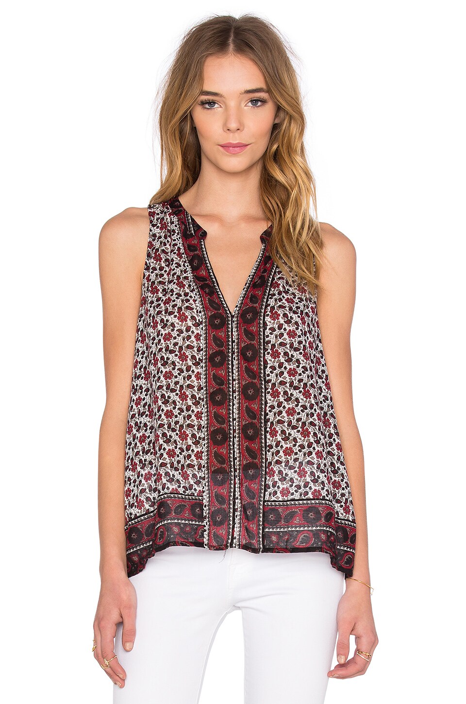 Soft Joie Lavan Tank in Porcelain & Fired Brick | REVOLVE