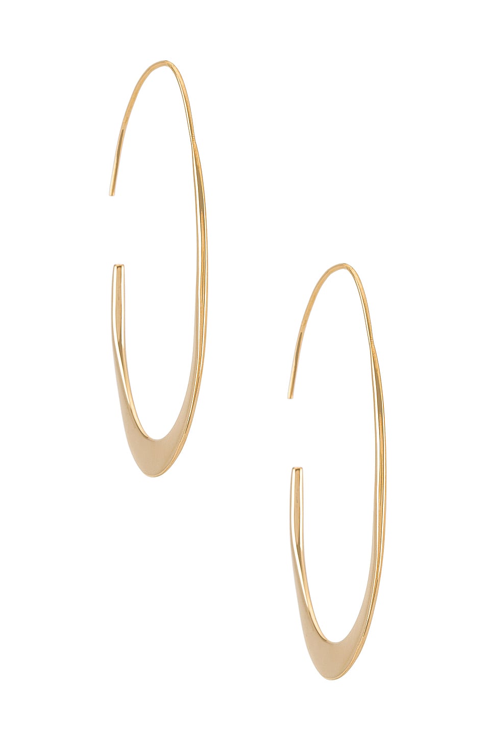 SOKO Mezi Tapered Hoops in Gold | REVOLVE