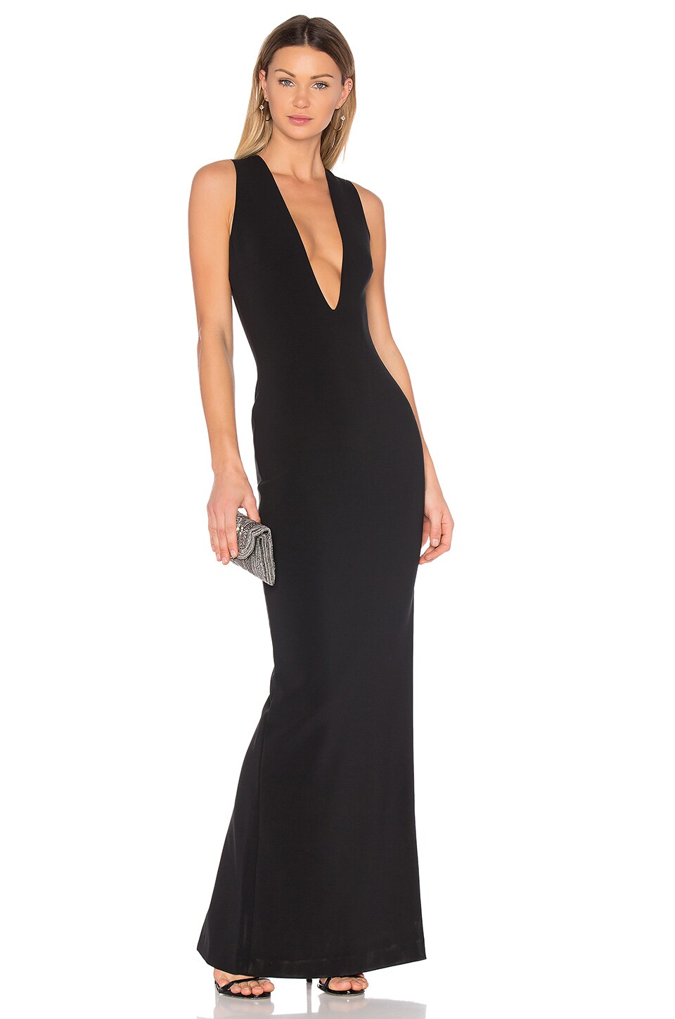 SOLACE London Grace Maxi Dress in Black | REVOLVE