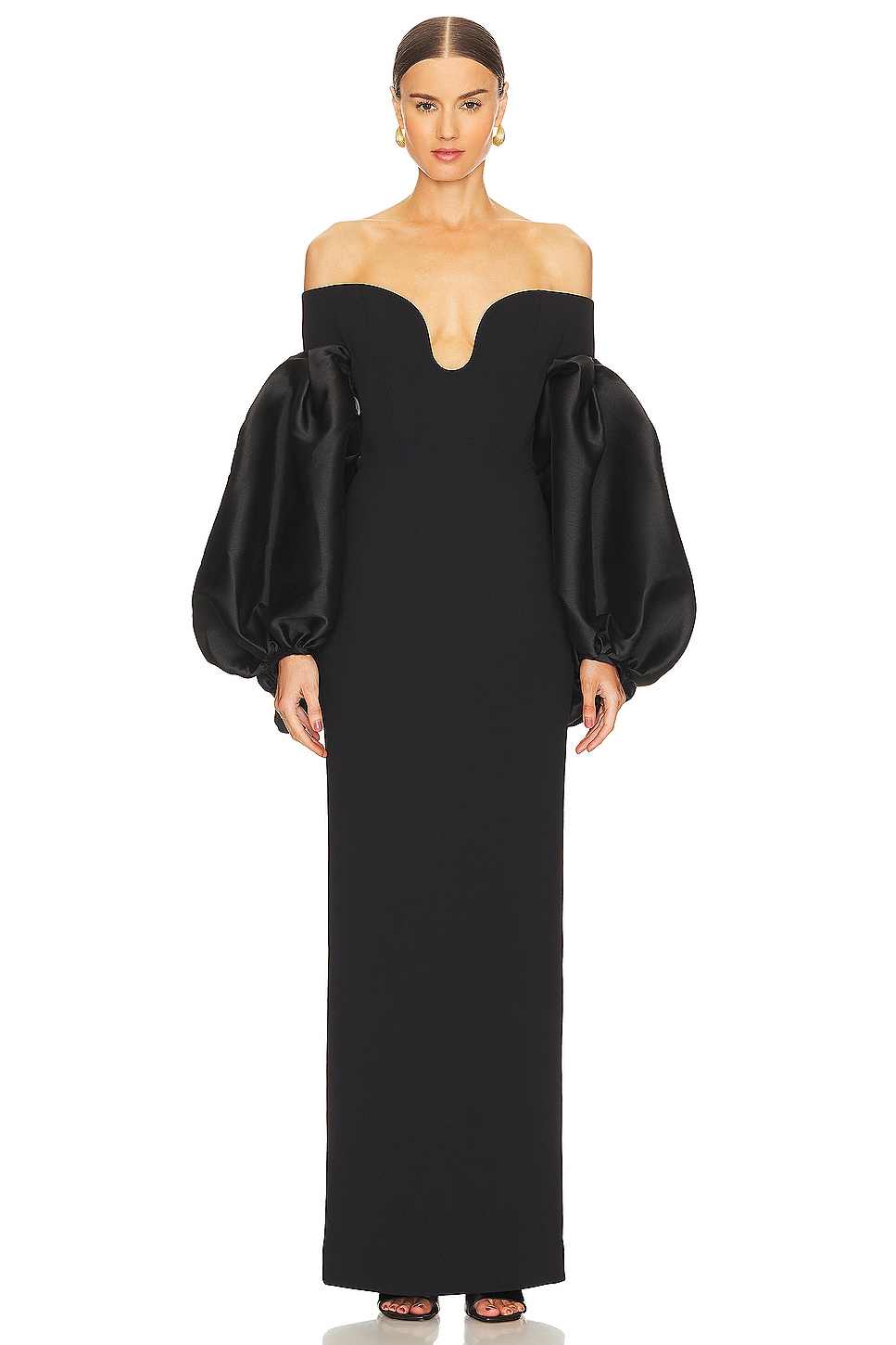 SOLACE London Mora Maxi Dress in Black | REVOLVE