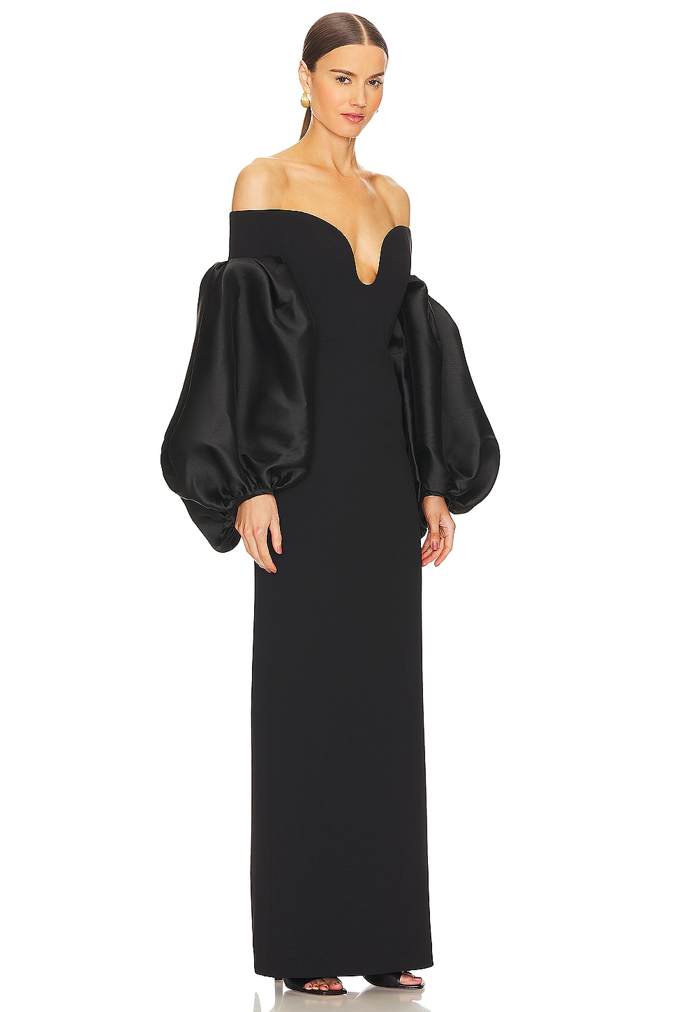 SOLACE London Mora Maxi Dress in Black | REVOLVE