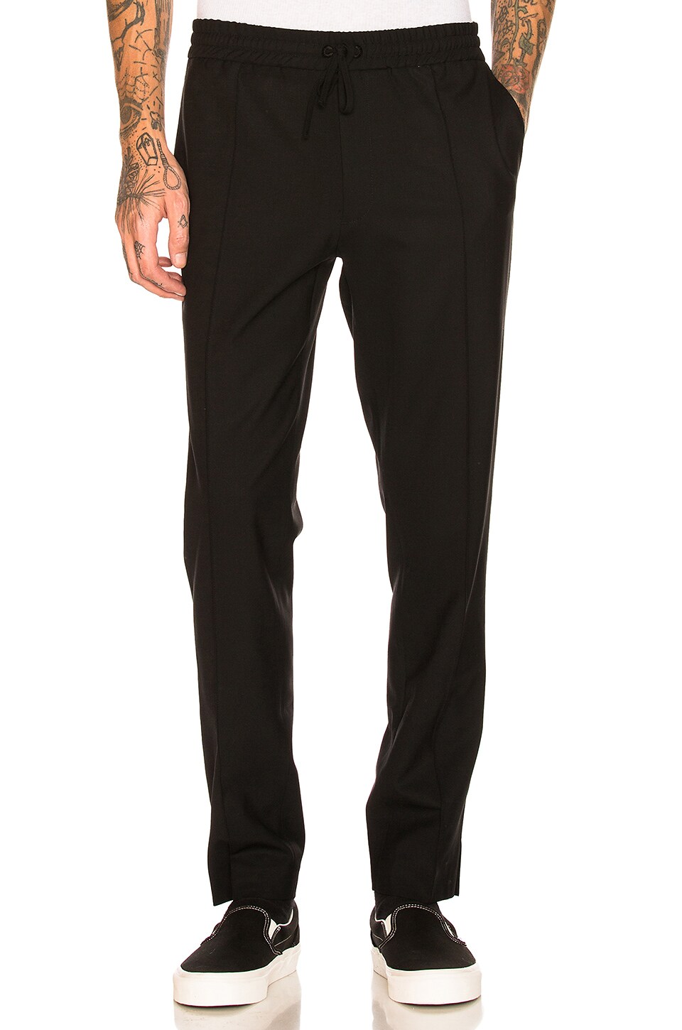 Second/Layer Open Vent Track Pant in Black | REVOLVE