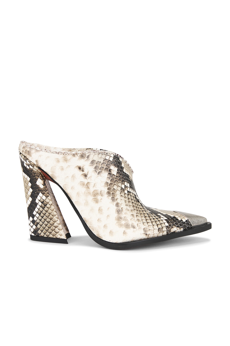 Sonora Santiago Mule in Natural Printed Python | REVOLVE