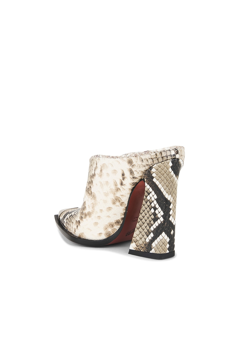 Sonora Santiago Mule in Natural Printed Python | REVOLVE