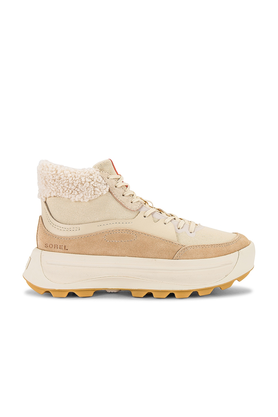 Sorel Ona 503 Mid Cozy Sneaker in Bleached Ceramic | REVOLVE