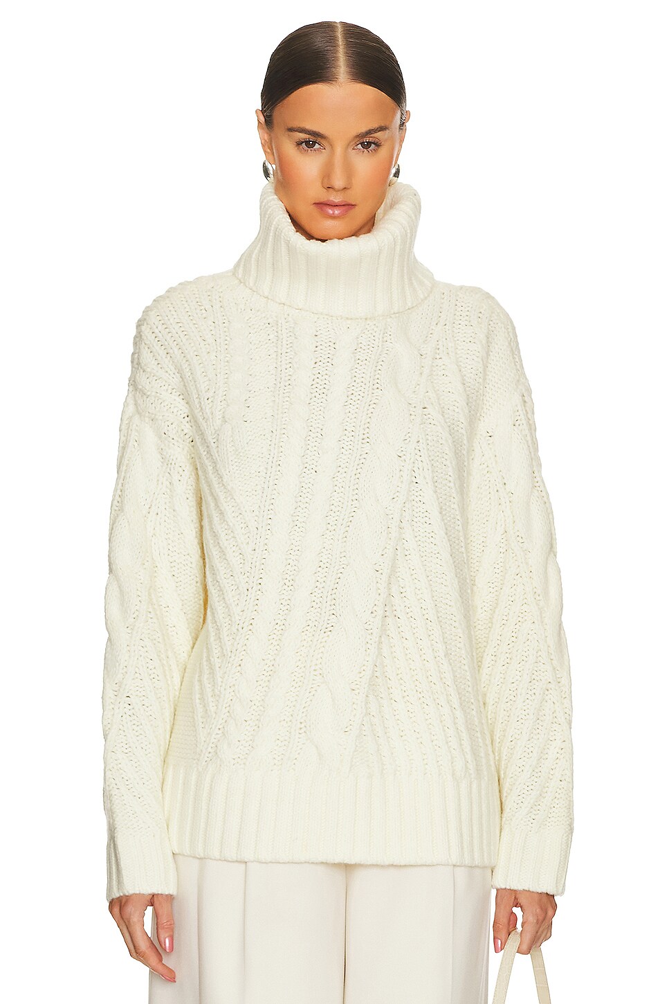 Song of Style Nantale Cable Sweater in Ivory | REVOLVE