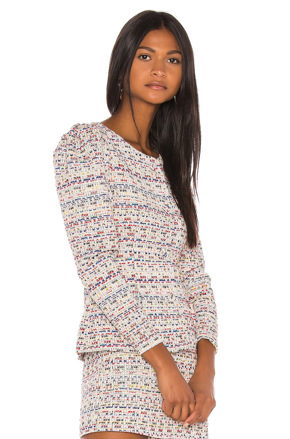 Song of Style Elma Jacket Top in Rainbow Multi | REVOLVE