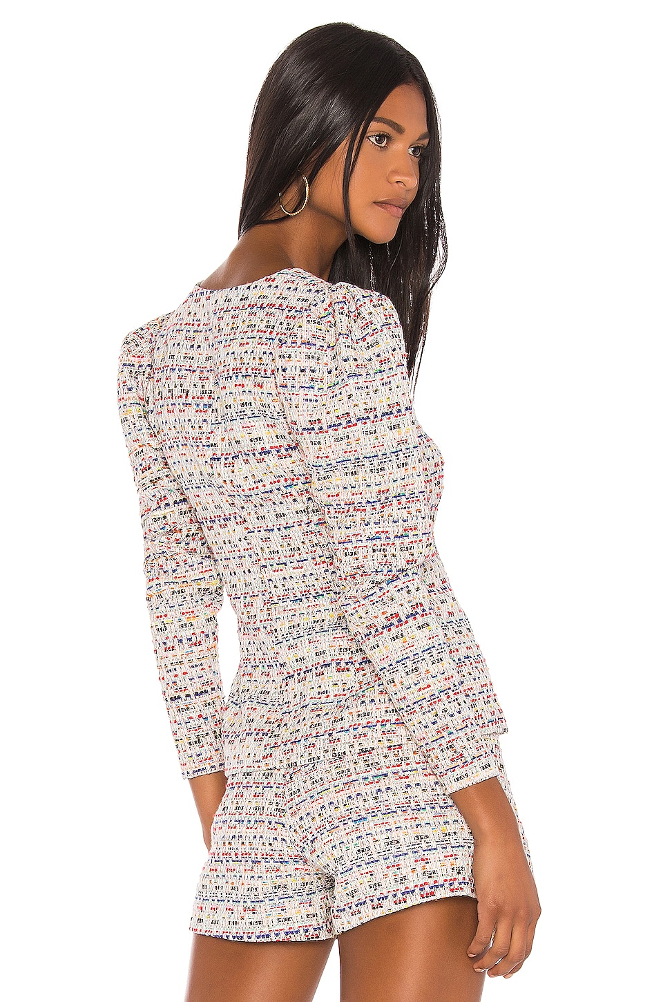 Song of Style Elma Jacket Top in Rainbow Multi | REVOLVE