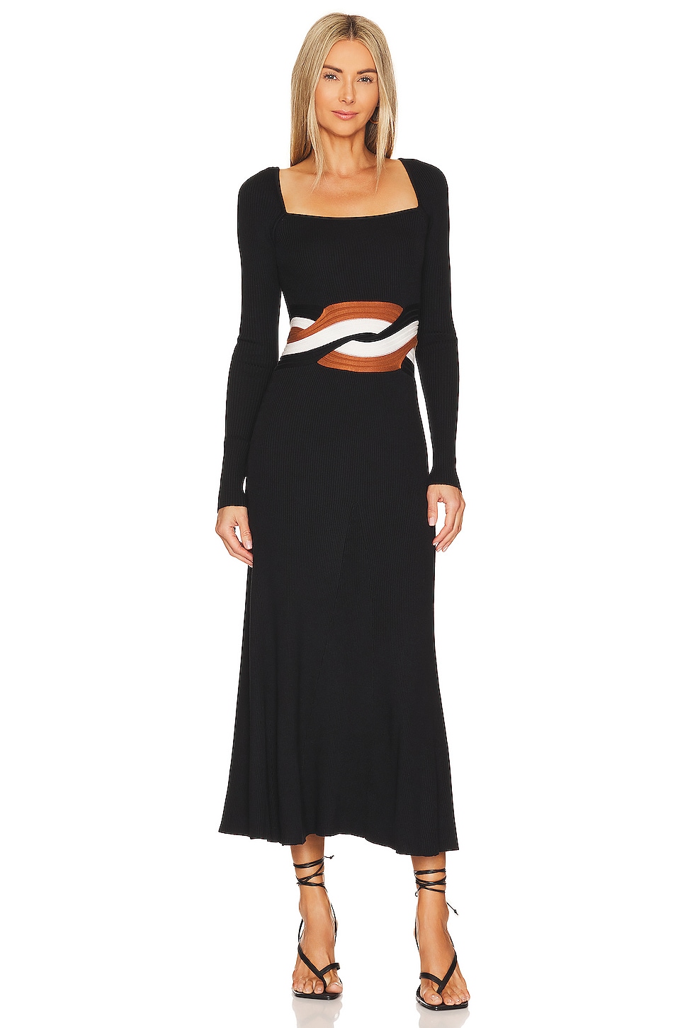 SOVERE Inertia Midi Dres in Black | REVOLVE