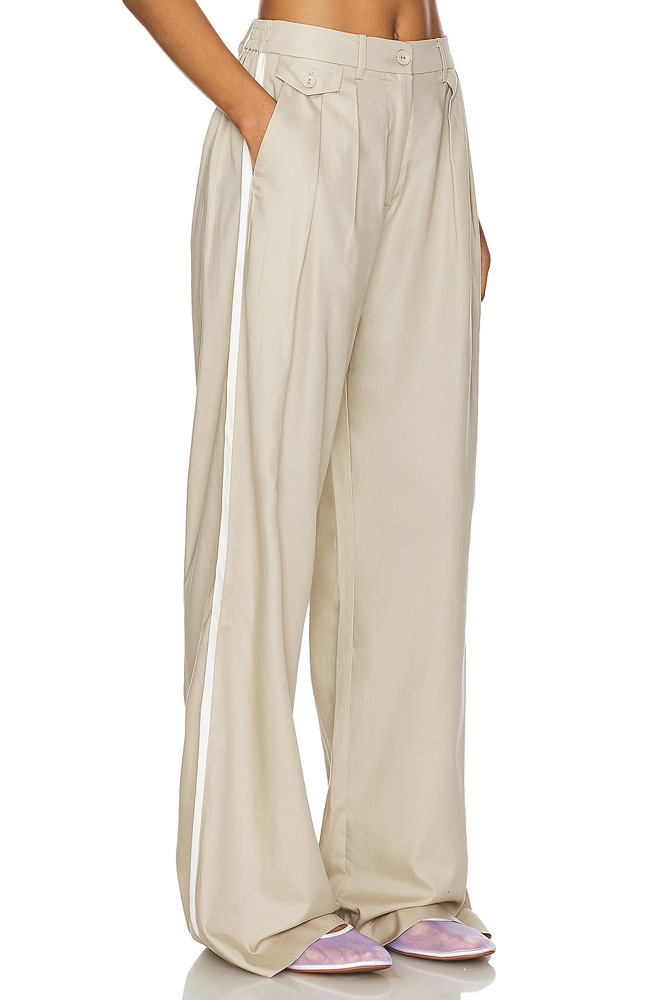 SOVERE Locked Pant in Natural | REVOLVE