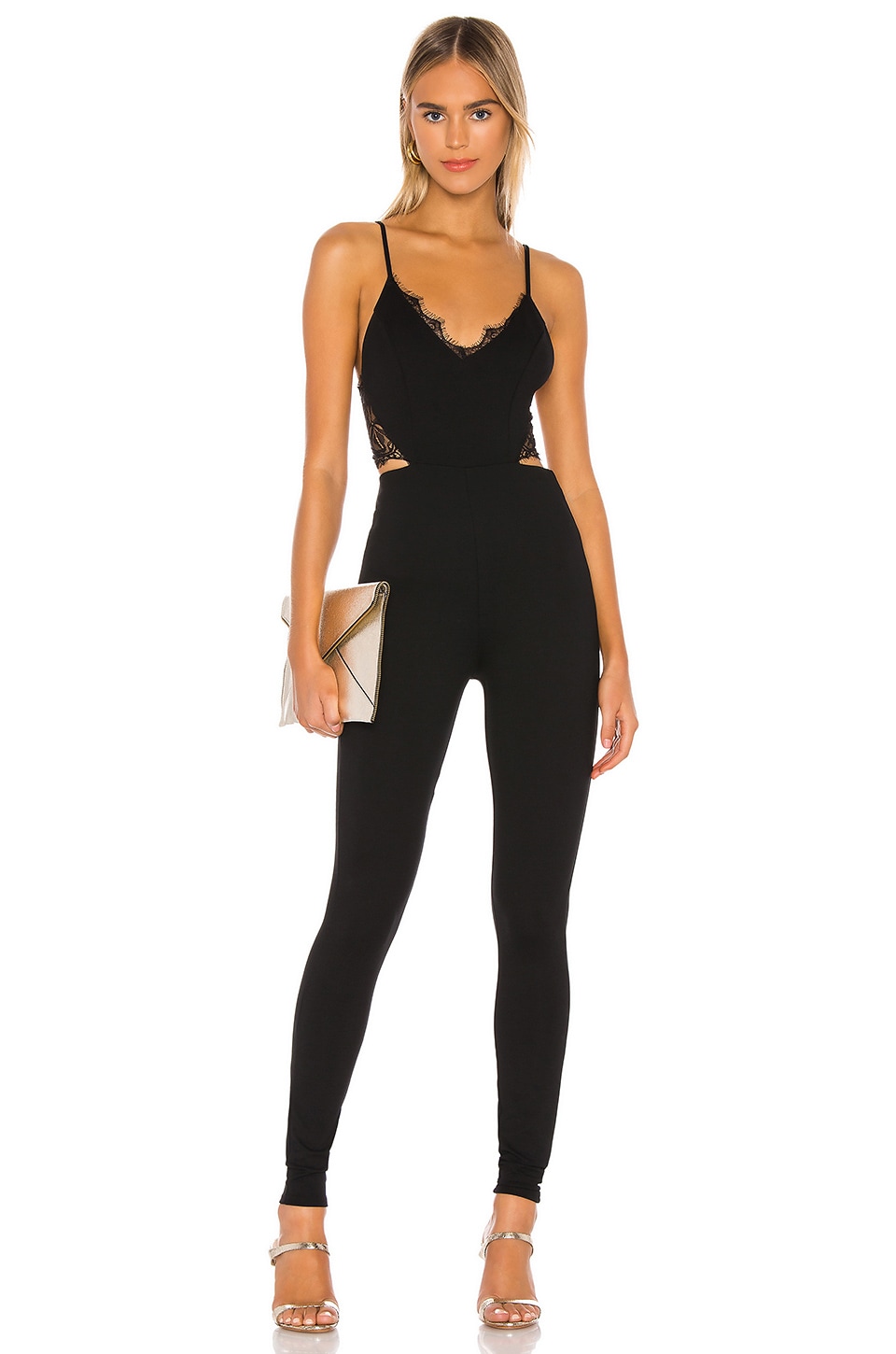 superdown Belinda Jumpsuit en Black | REVOLVE
