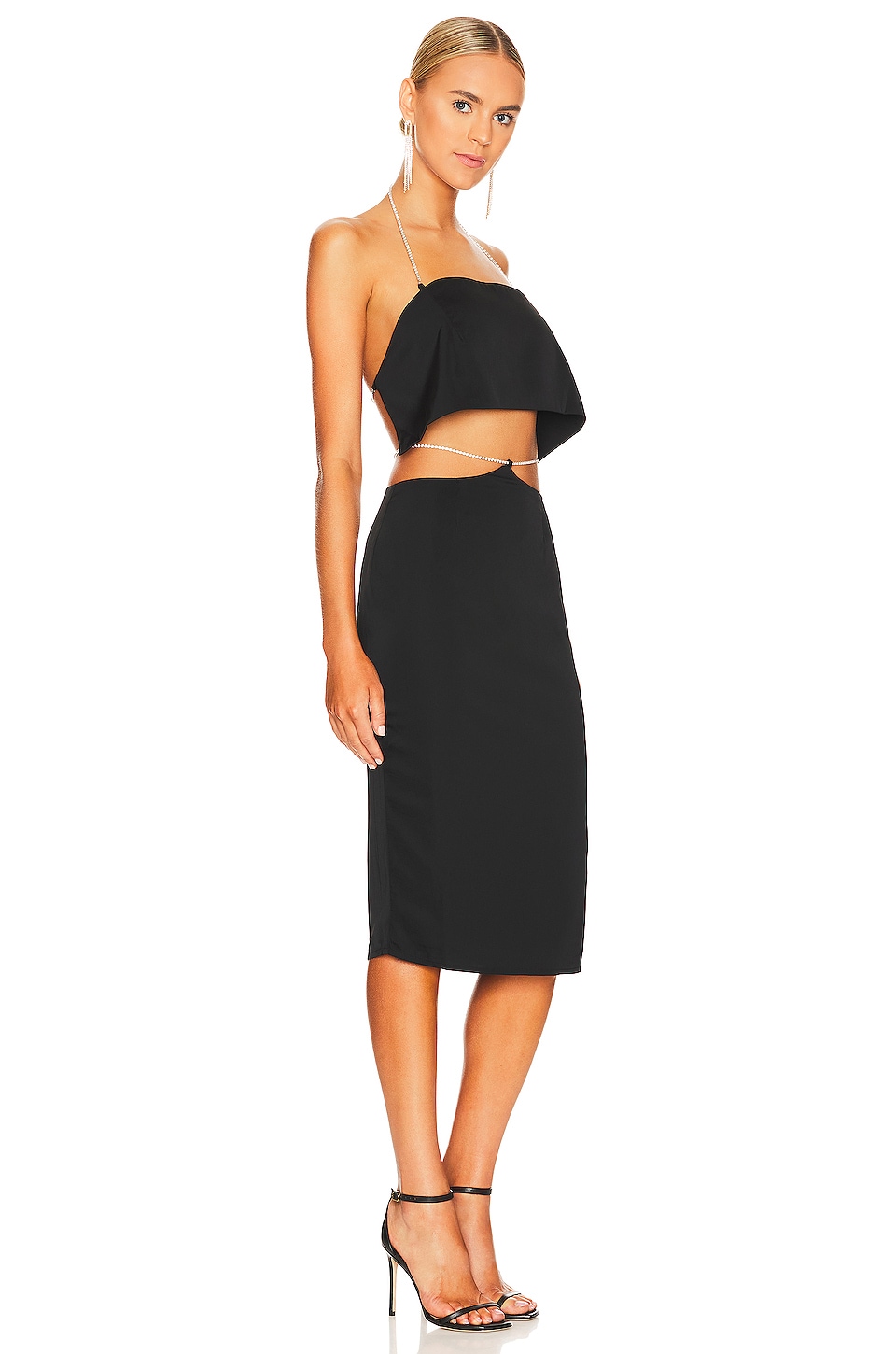 superdown Ruth Diamond Chain Skirt Set in Black | REVOLVE