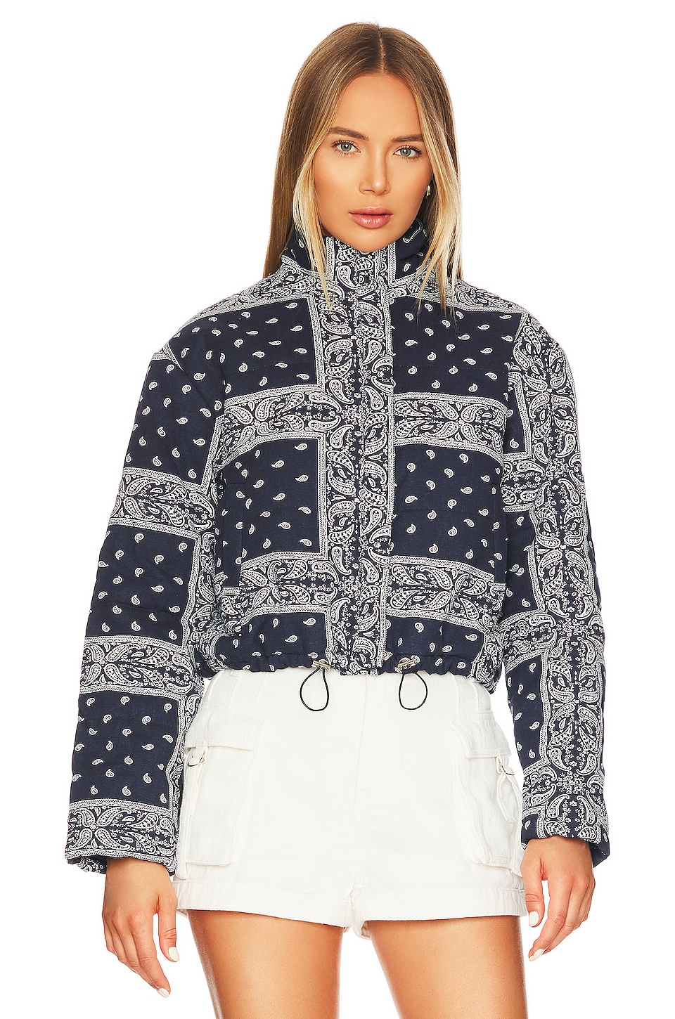 superdown Gianina Puffer Jacket in Navy | REVOLVE