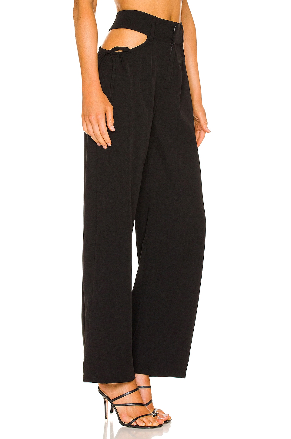 superdown Benny Cut Out Pants in Black | REVOLVE