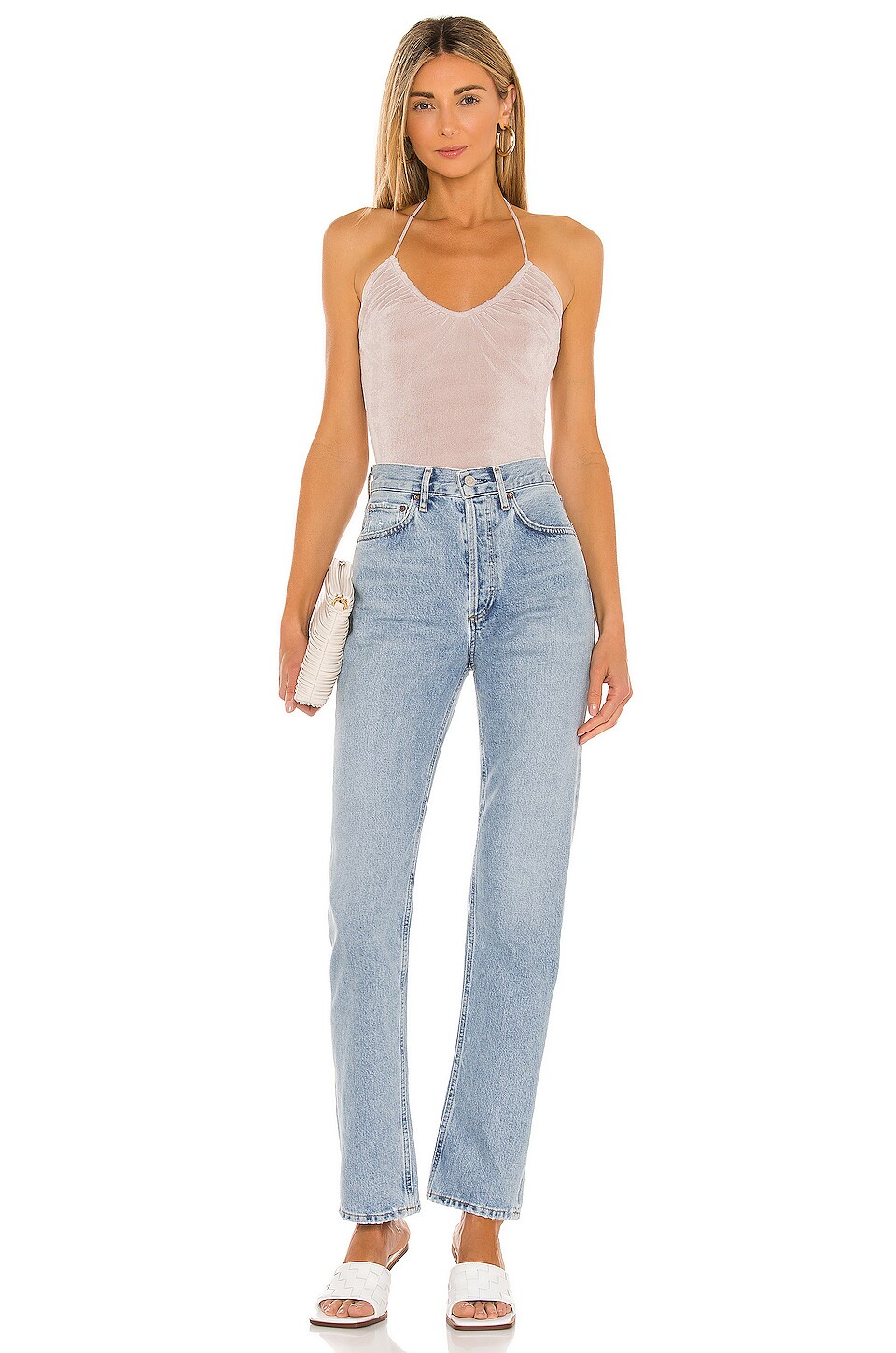 superdown Marsha Scoop Top in Taupe | REVOLVE