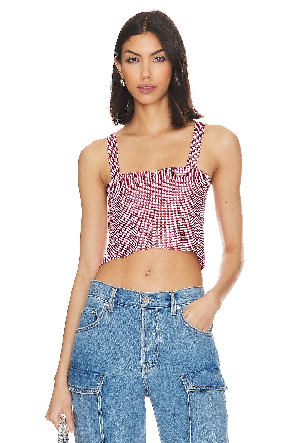 superdown Mackenzie Crop Top in Pink | REVOLVE