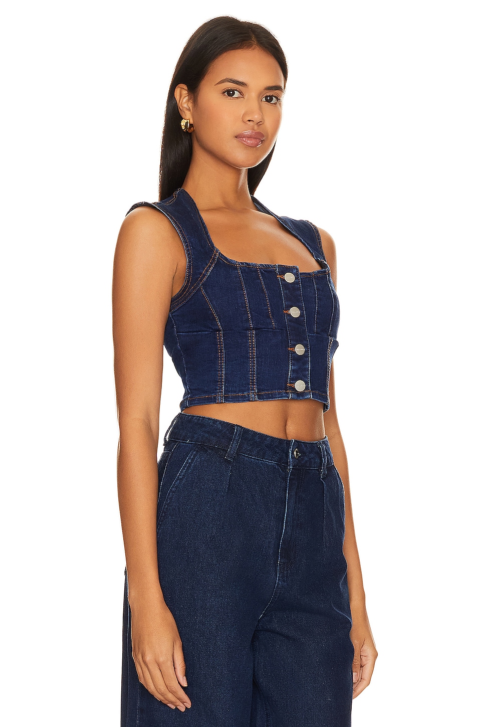 superdown Dola Top in Blue | REVOLVE