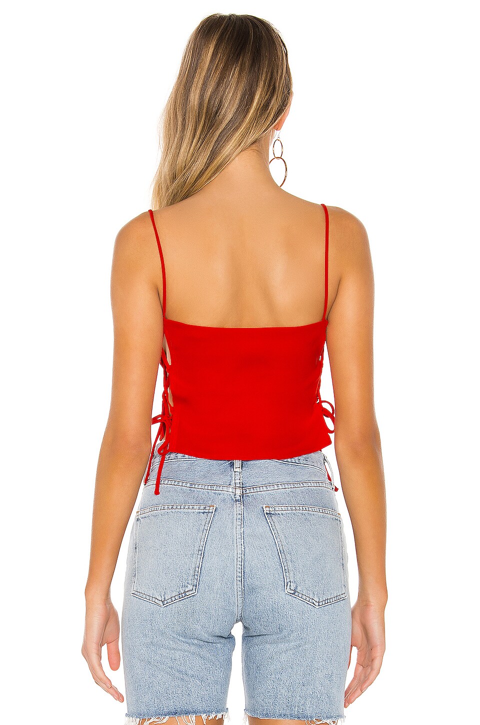 superdown Brooke Strappy Top in Red | REVOLVE