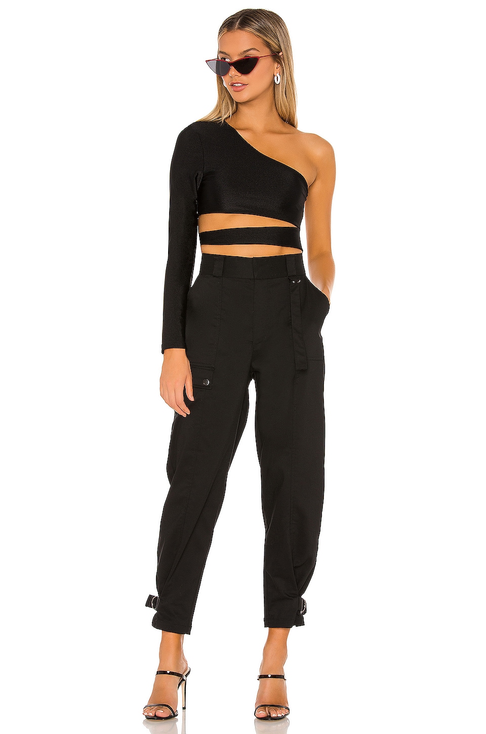 superdown Jenny Crop Top in Black | REVOLVE
