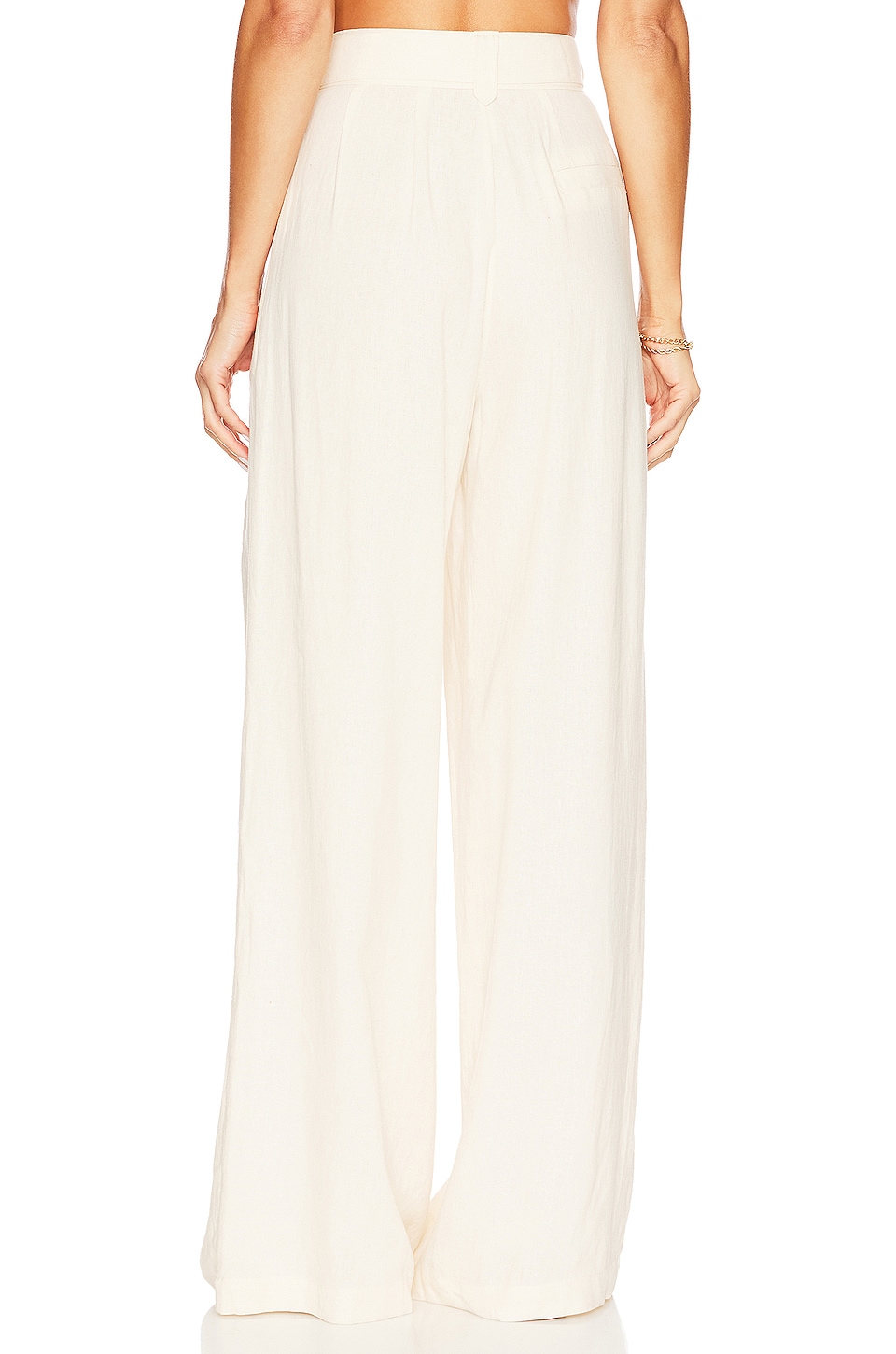 SPELL Every Single Day Linen Wide Leg Pant in Cream | REVOLVE