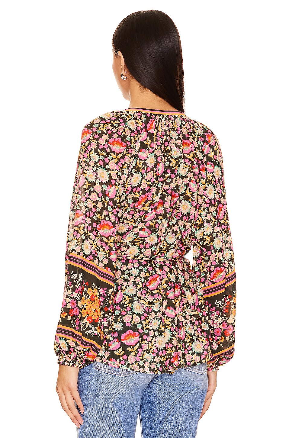 SPELL Impala Lily Blouse in Night Blossom | REVOLVE