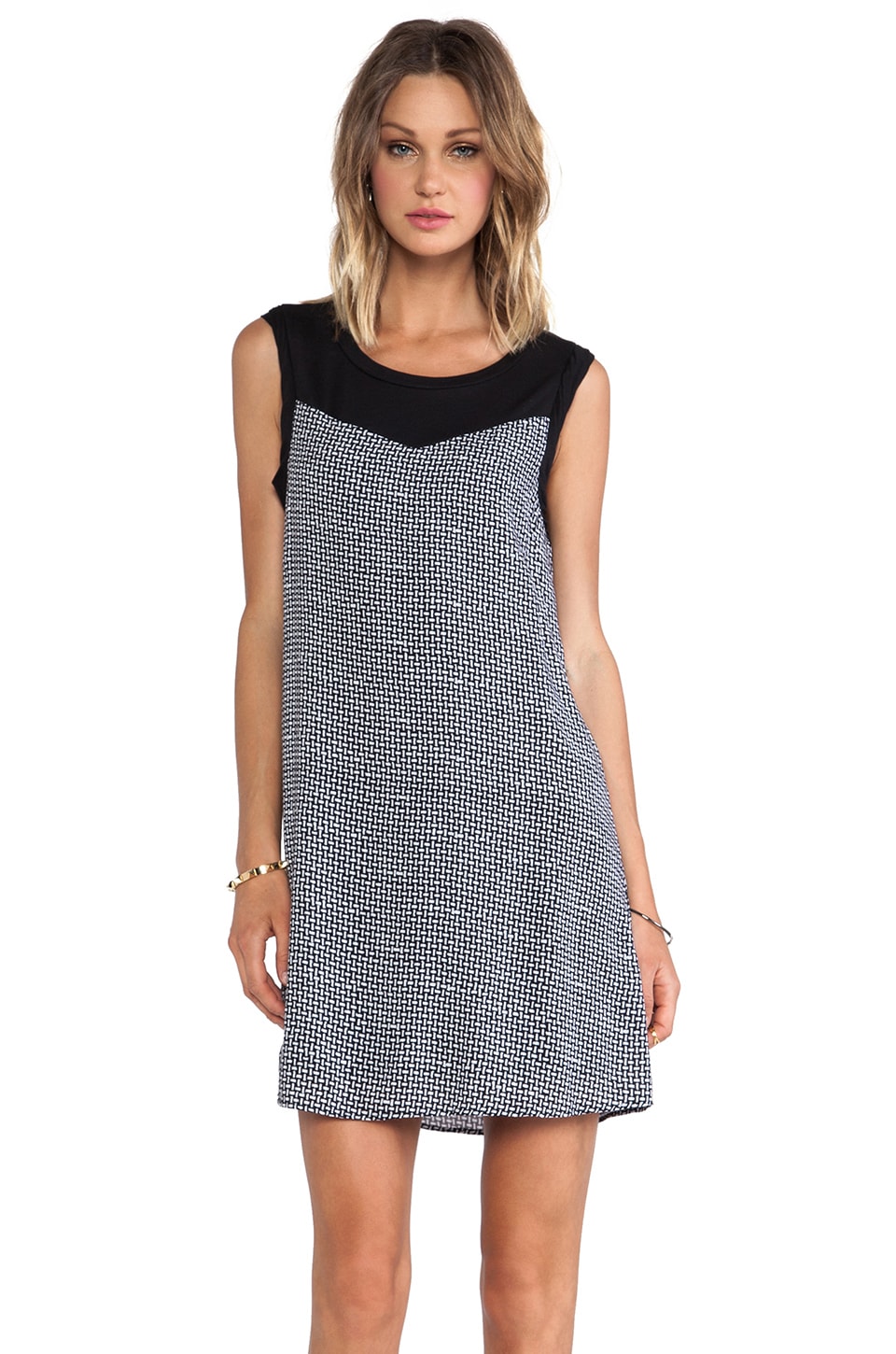 Splendid Basket Weave Dress in Black | REVOLVE
