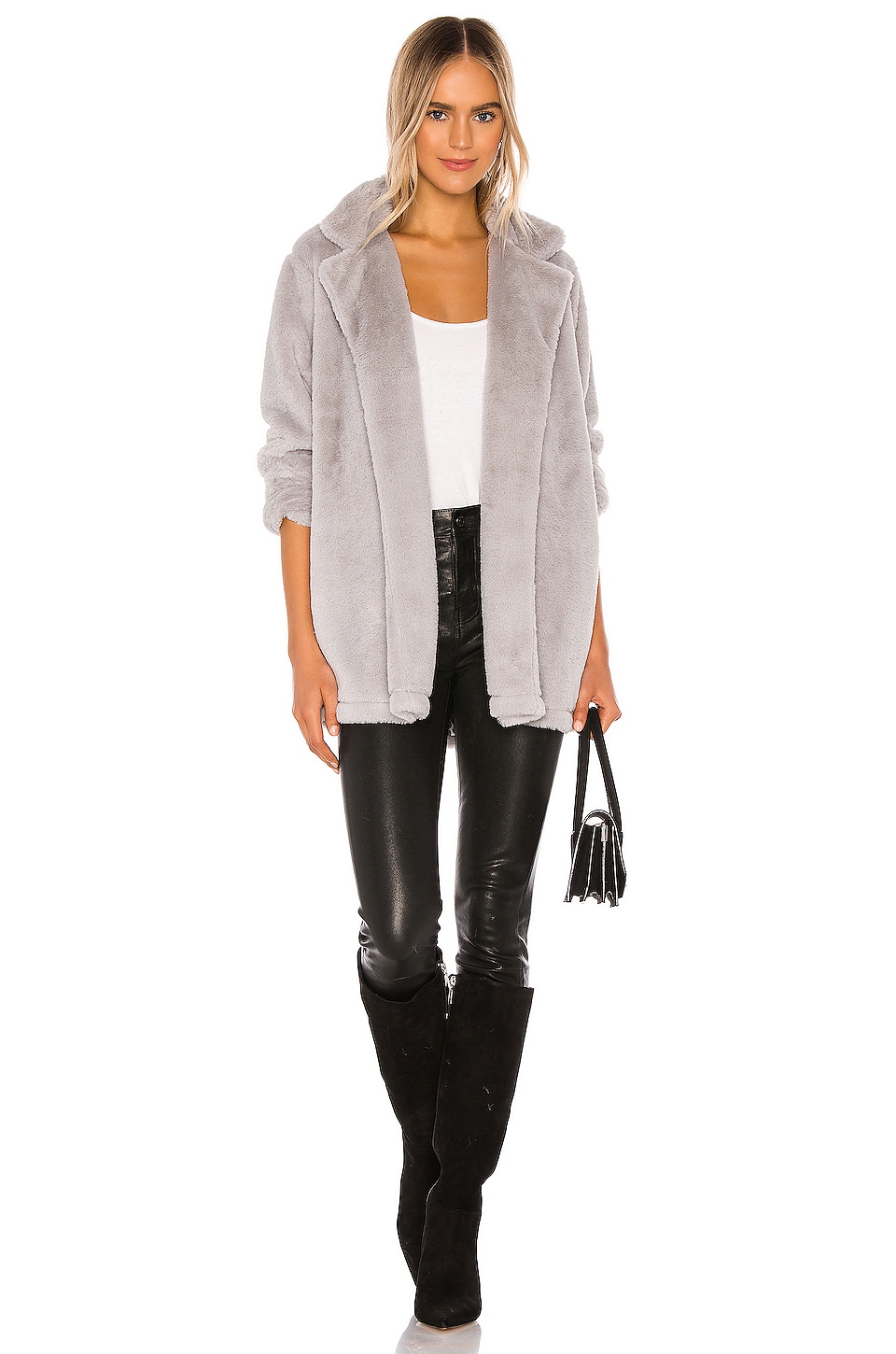 Splendid Faux Fur Sleep Jacket in Micro Chip & Lively Leopard | REVOLVE