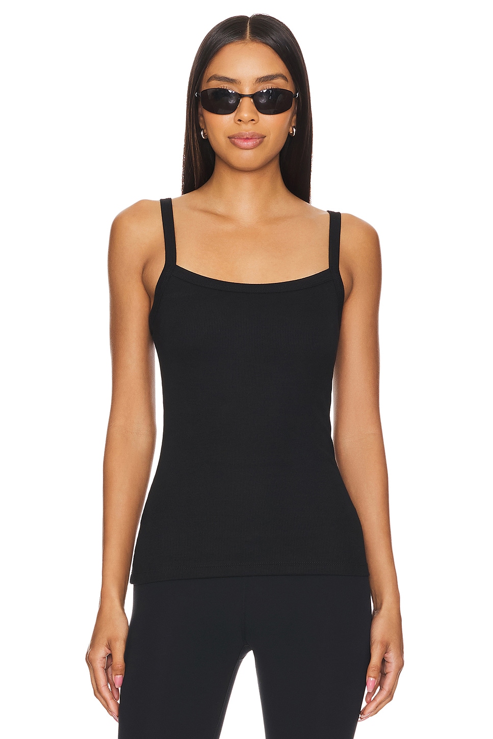Splits59 Romy Rib Tank in Black | REVOLVE