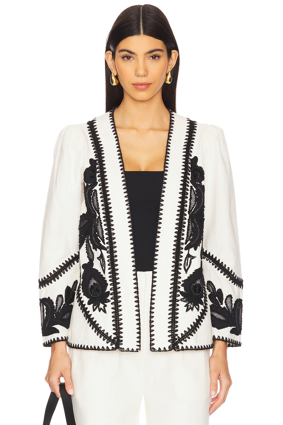 Scarlett Poppies Chalani Jacket in Vanilla | REVOLVE